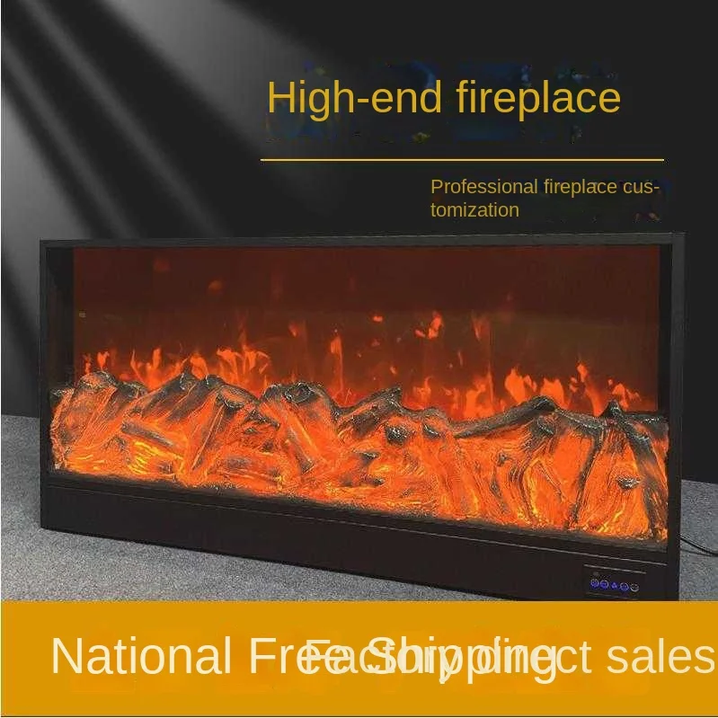 LED Simulation Flame 3D Electronic Fireplace Core Household Embedded ...