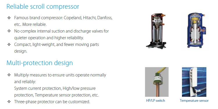 Rooftop Gree Air Conditioner Package Unit with Heat Pump