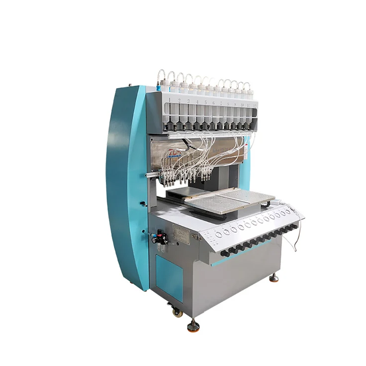 Automatic Liquid Dispensing Machine For Pvc Keychains,Pvc Rubber Patch ...