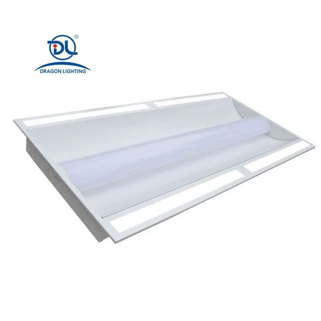 Ip20 Recessed Led Troffer Light With Air Slot Tbar Ceiling 120x40 ...