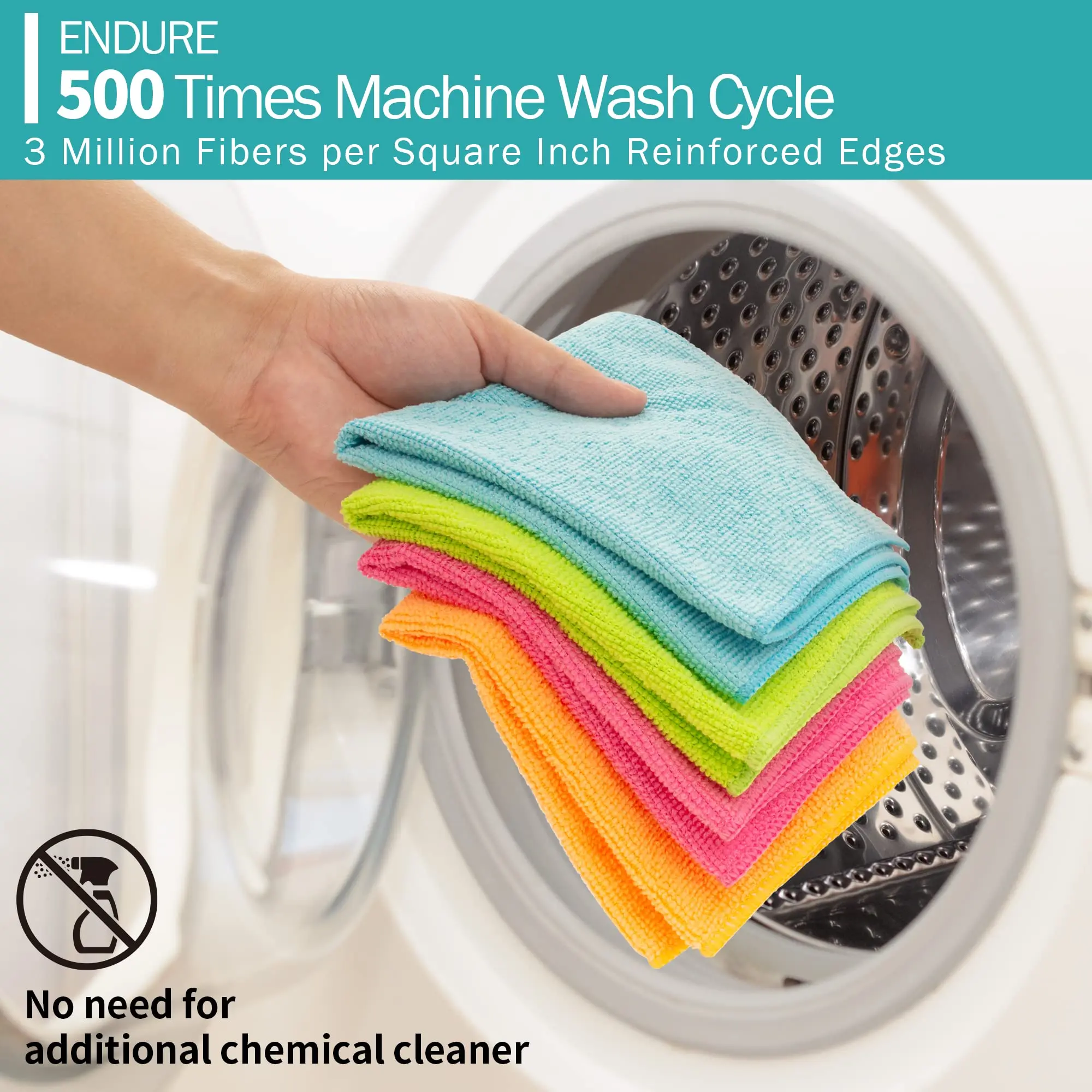 Customized Microfiber Cleaning Cloths - Durable & Versatile