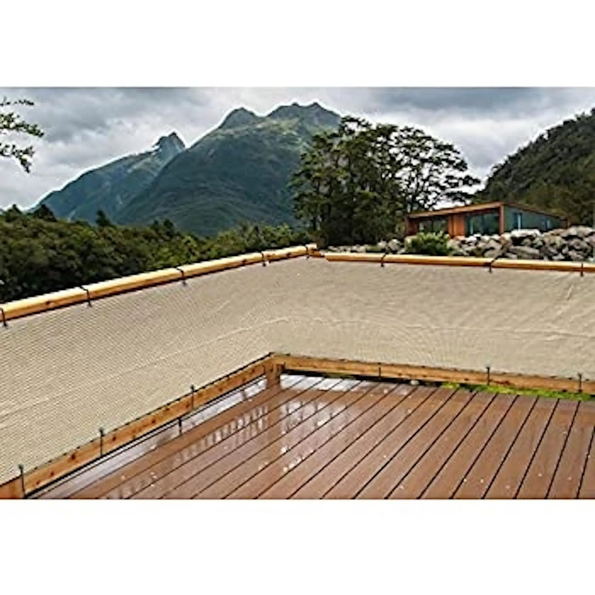 Hdpe Sports Wall Barrier Net Fence Net For Boundary Wall Outdoor Sound ...