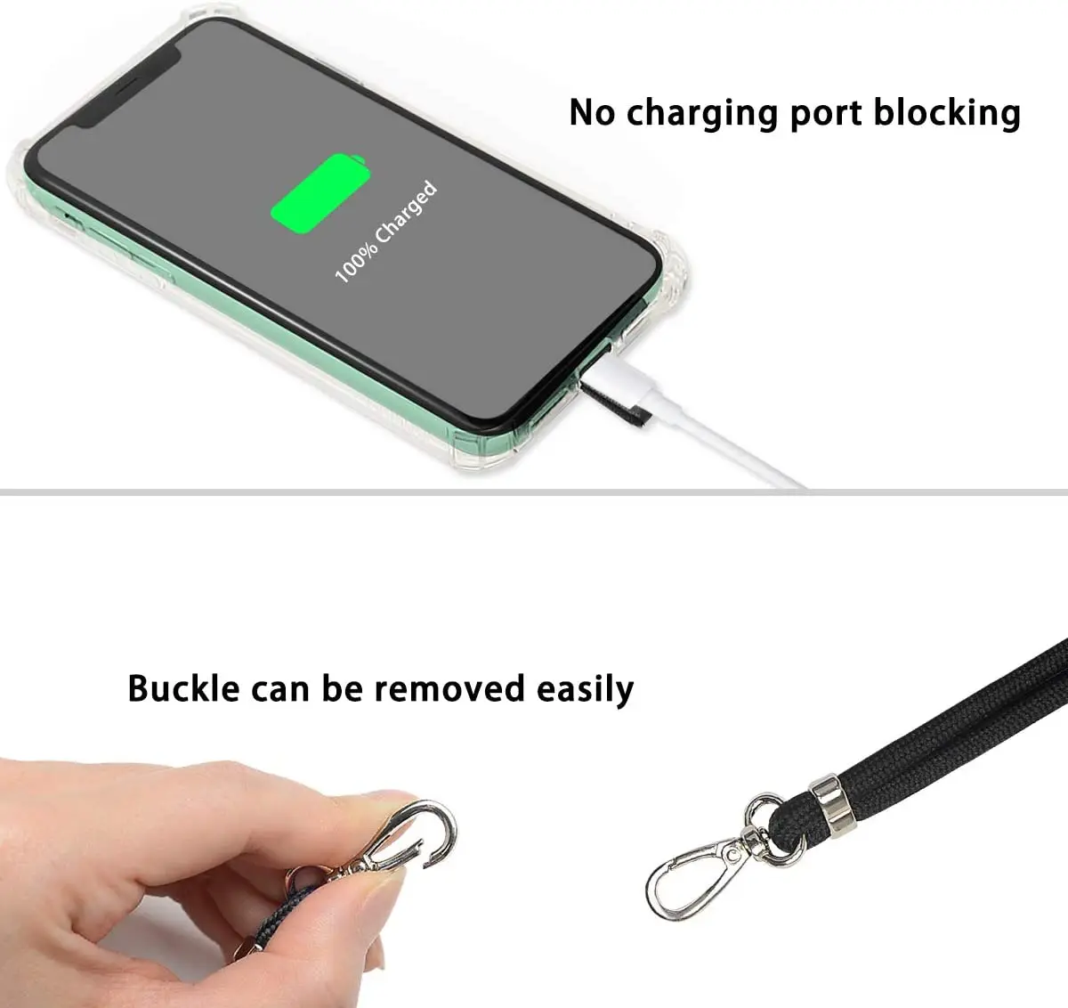 Universal Crossbody Length Adjustable Mobile Phone Strap,Phone Neck ...