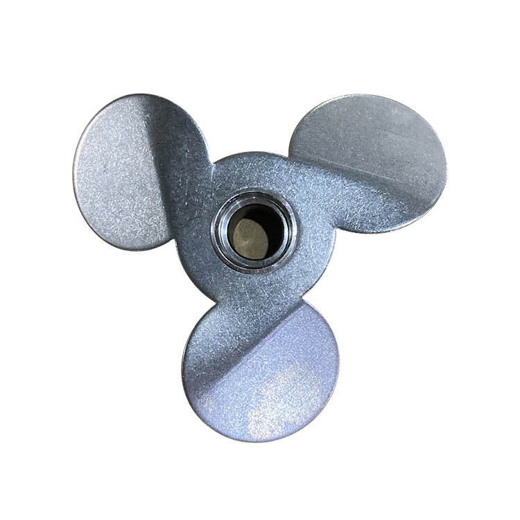 Stainless Steel Impeller for Air Mixer 316L Propeller Type