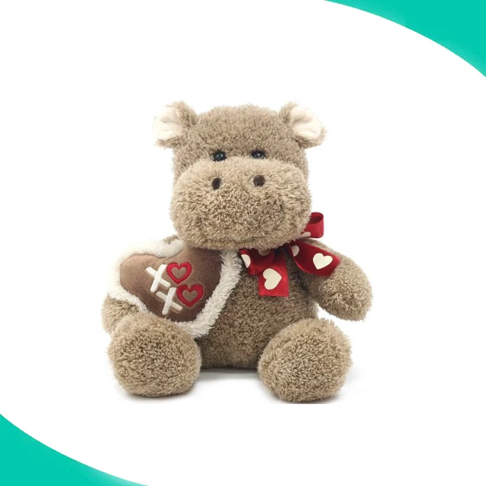High Quality Factory Custom Red Hippo Plush Toy Hippo Stuffed Toys Made ...