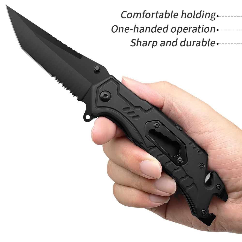 Multi-Function Stainless Steel Folding Blade Knife Pocket-sized ...