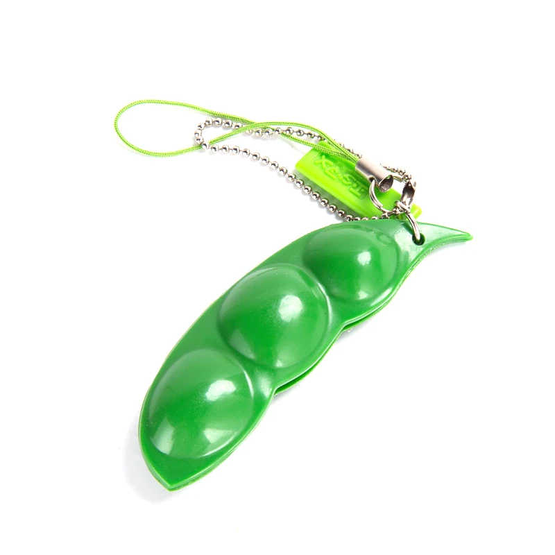 Fidget Squeeze Bean Toys - Stress Relieving Keychains