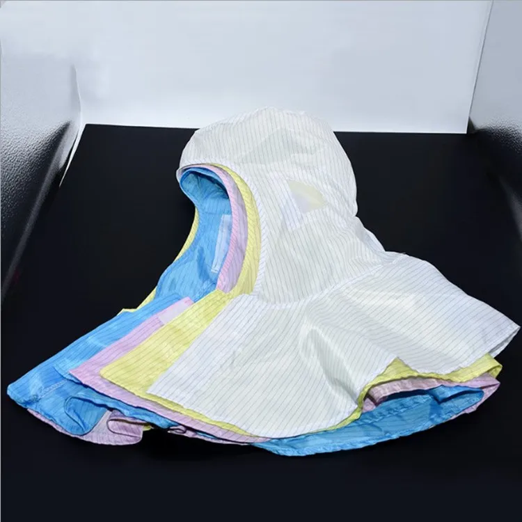 ESD Shawl Hat & Blue Anti-Static Dust Cap - Cleanroom Protection