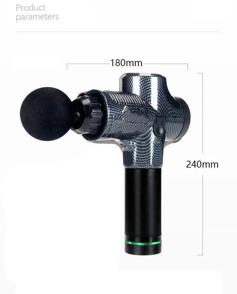Body Fascia Gun Rechargeable Battery Cordless Massage Gun Sports Vibration Fitness Gun