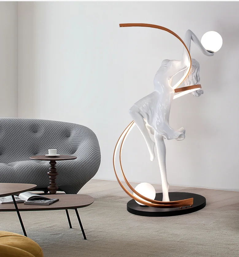 Creative Humanoid Art Sculpture Floor Lamp Designer Clothing Store ...