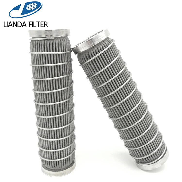 Stainless Steel Pleated Filter Element Reusable Filter Cartridge For ...