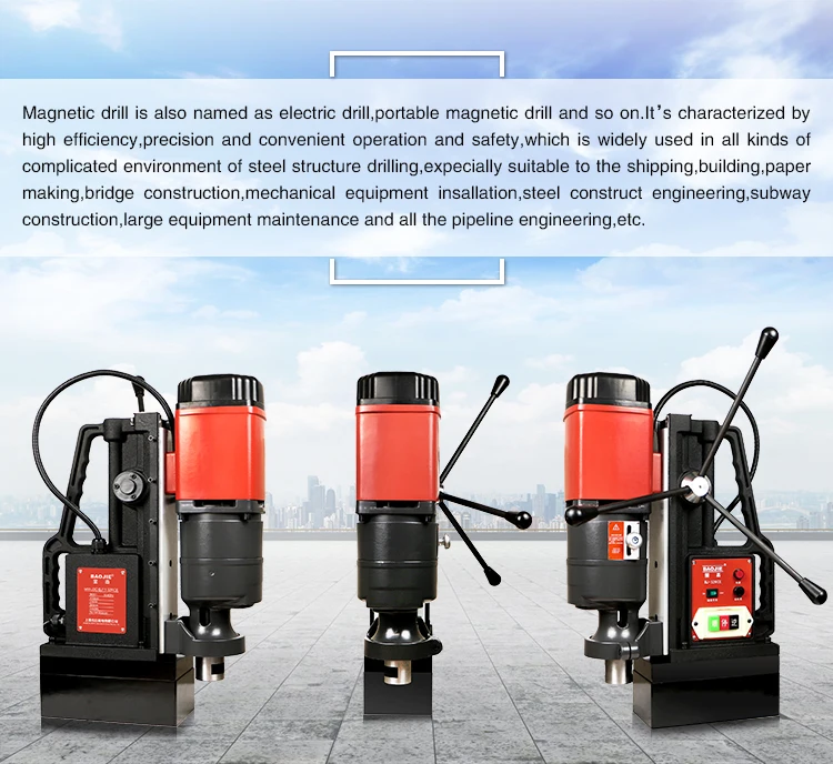 32mm Hand Drill Machine Heavy Duty BJ-32 Portable Magnetic Drill Machine