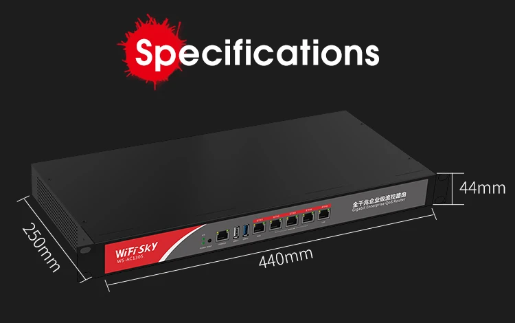 2019 Wifisky Original Ws-ac1305 Wireless Core Gateway Router Wlan Ap ...