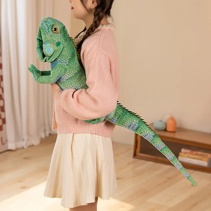 Lizard Stuffed Animals Realistic Plush Toy Iguana Lizard Toy Soft Plush ...