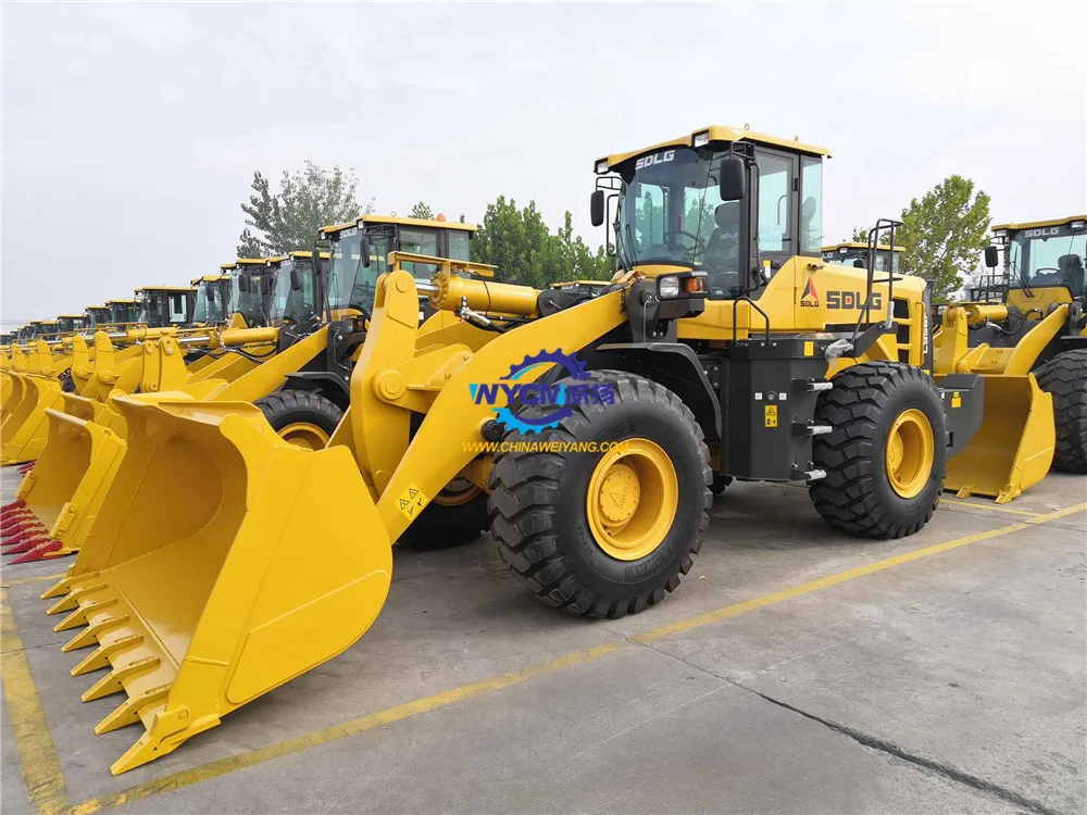 SDLG L956F Wheel Loader with Rock Bucket - High Load Moment