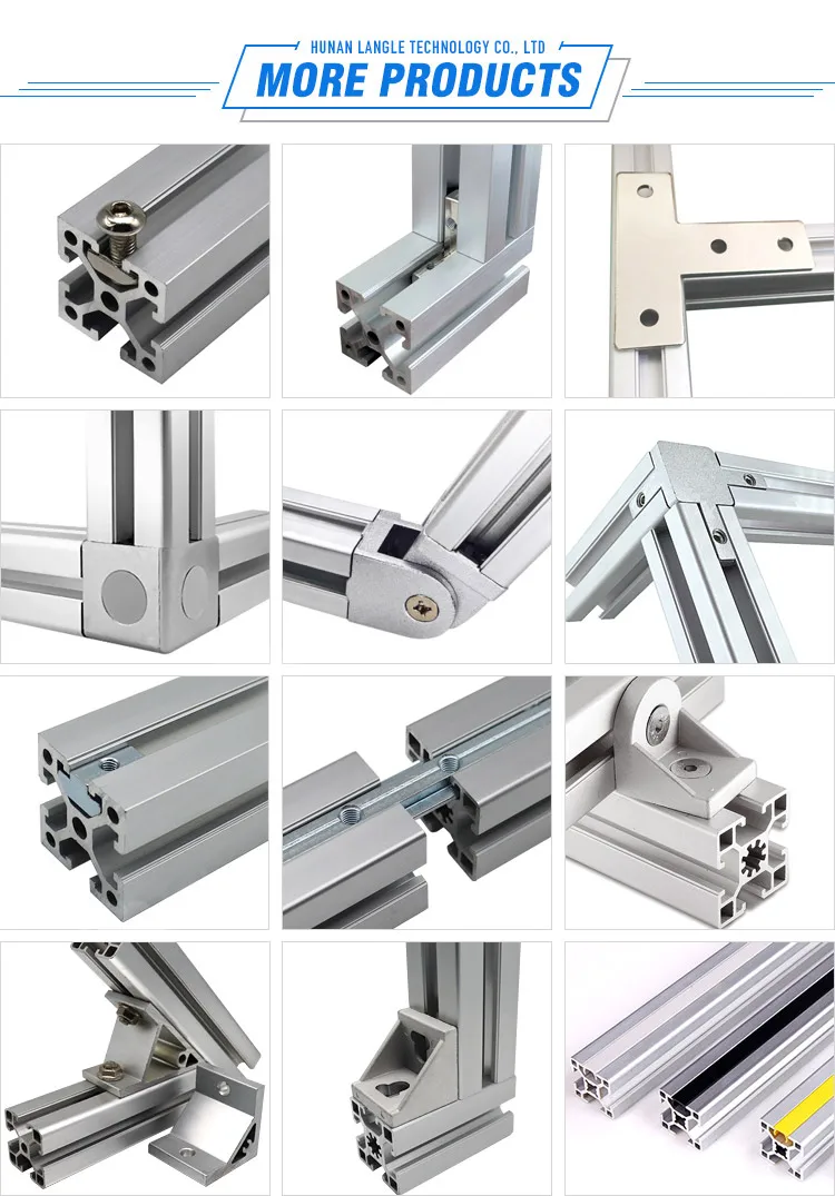 China Factory Silver Aluminium Alloy 4080 C Beam Linear Rail Aluminum ...