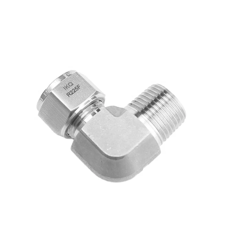 High Pressure Reliability Right Angle Elbow Tube Fittings Stainless ...