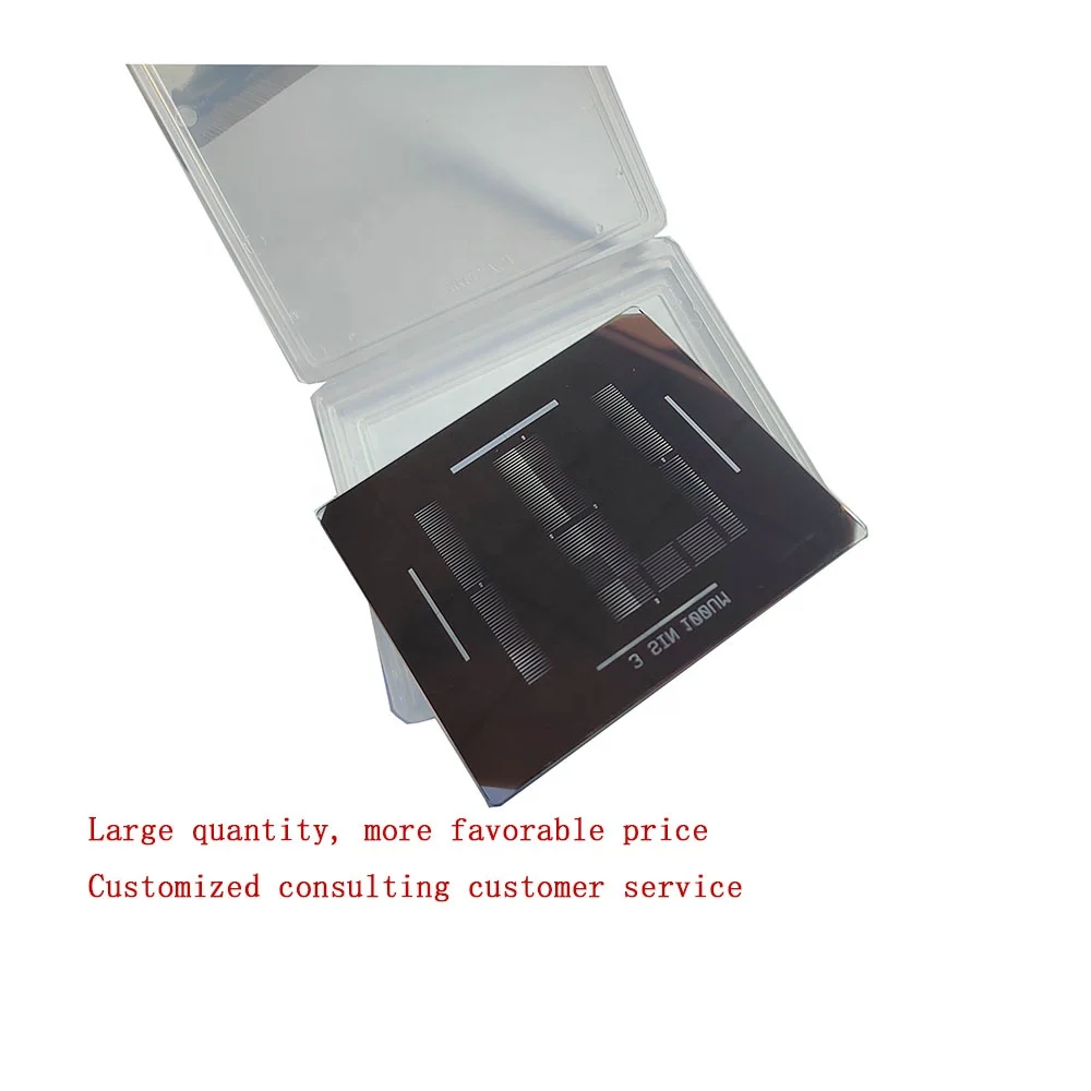 High Quality Photolithography Mark Quartz Glass Optical Photomask