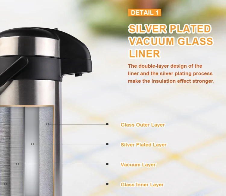 Insulated Thermos - 5L Vacuum Flask for Hot and Cold Drinks
