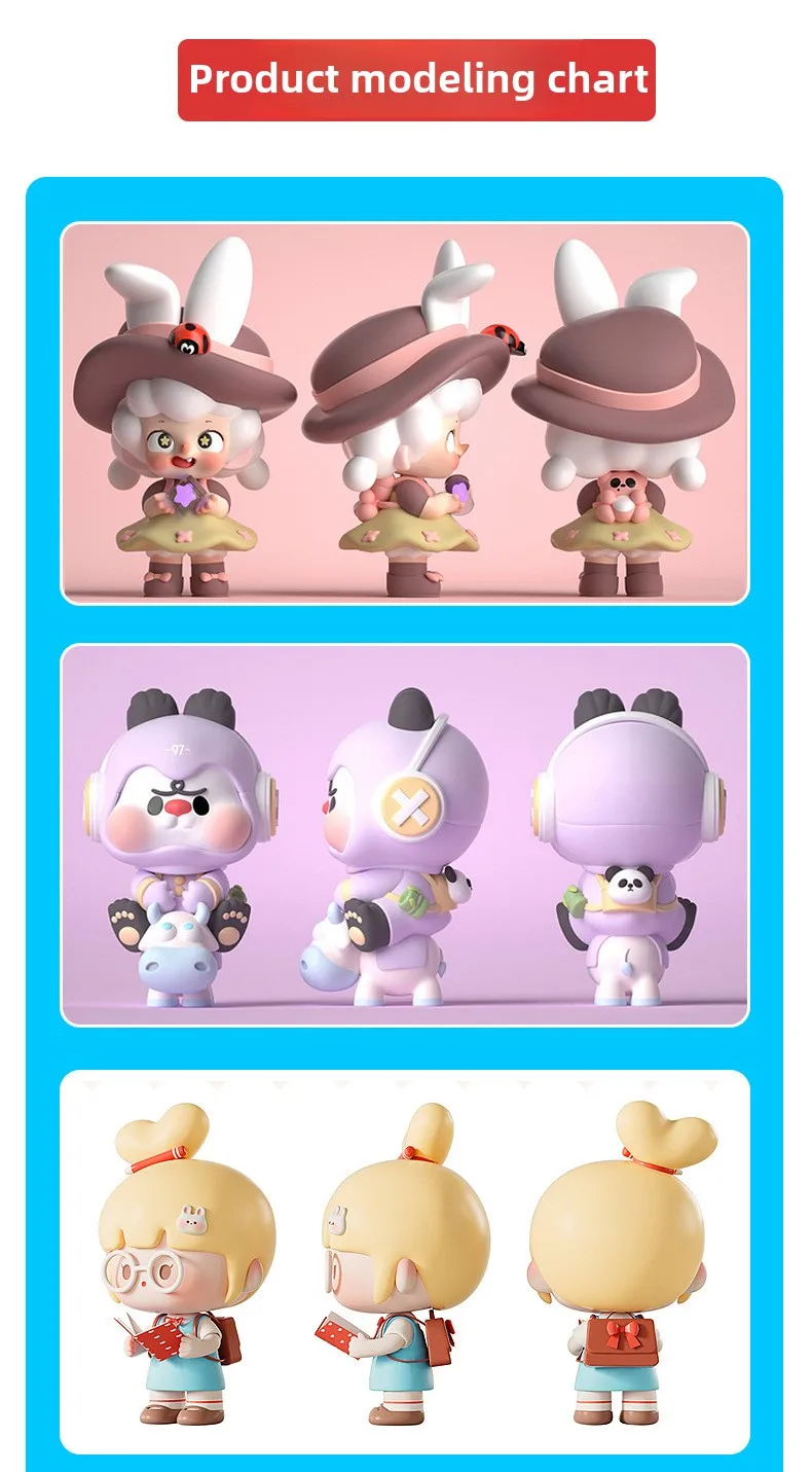 Customized PVC Resin Doll Creative Cartoon Girl Shape Soft Plastic ...