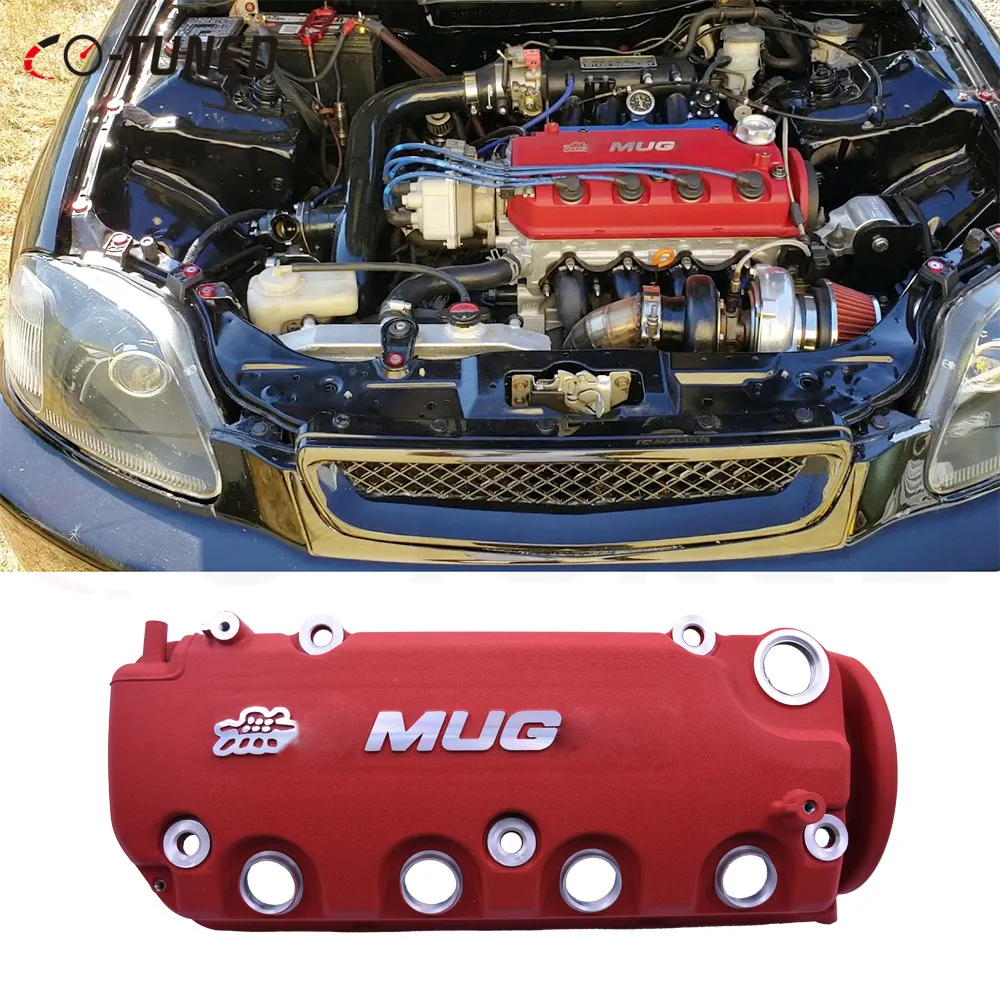Engine Valve Cover Racing Rocker For Honda Civic D16y8 D16y7 Vtec Sohc ...
