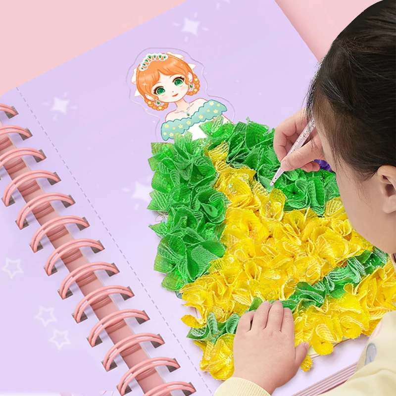 Princess DIY Paper Craft Kit for Girls Creative Poke Art Puzzle ...