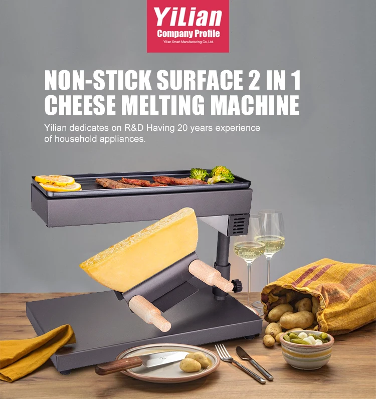 Mozzarella Cheese Electric Appareil Raclette 12 Fromage Grill Raclette ...
