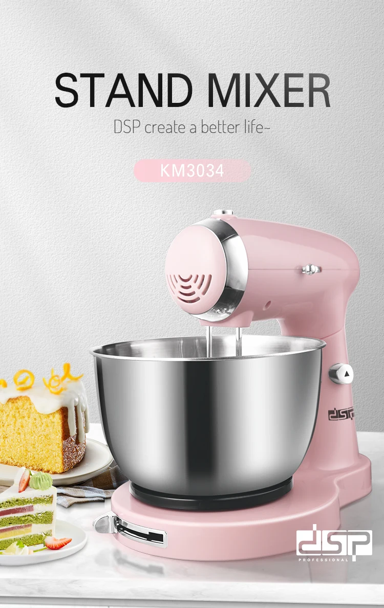 Cake Mixer Electric - DSP Stand Mixer for Perfect Dough