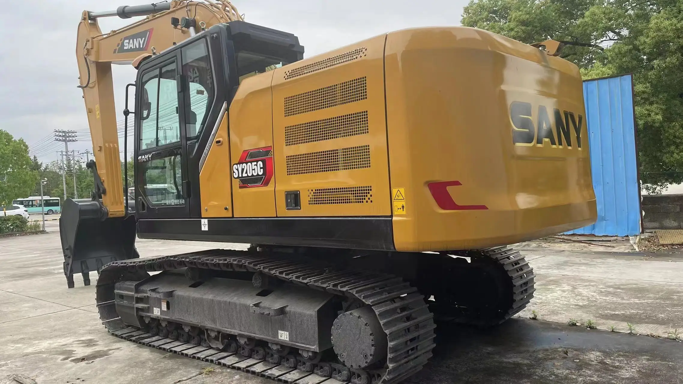 Used Powerful Heavy Equipment Sany Sy205c Used Hydraulic Digger 20 Ton ...