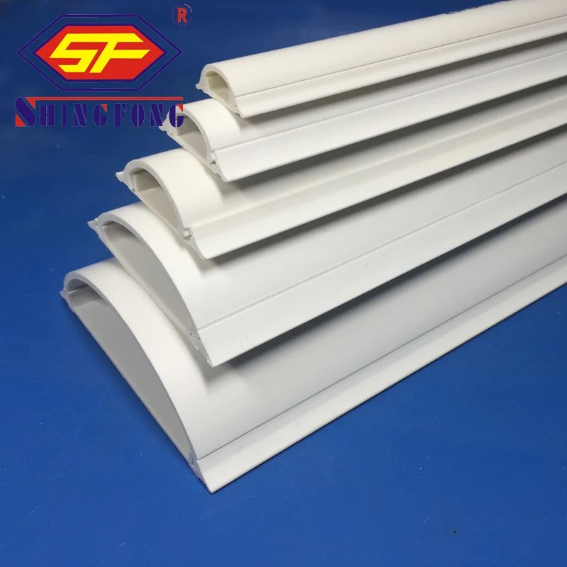 Malaysia Trunking Pvc Arc Floor Electrical Trunking Grey Half Moon Pvc ...