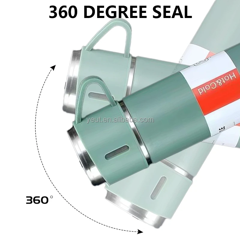 Geschenkset Flasche Mit Tasse Insulated Thermal Water Bottle Gift Set ...