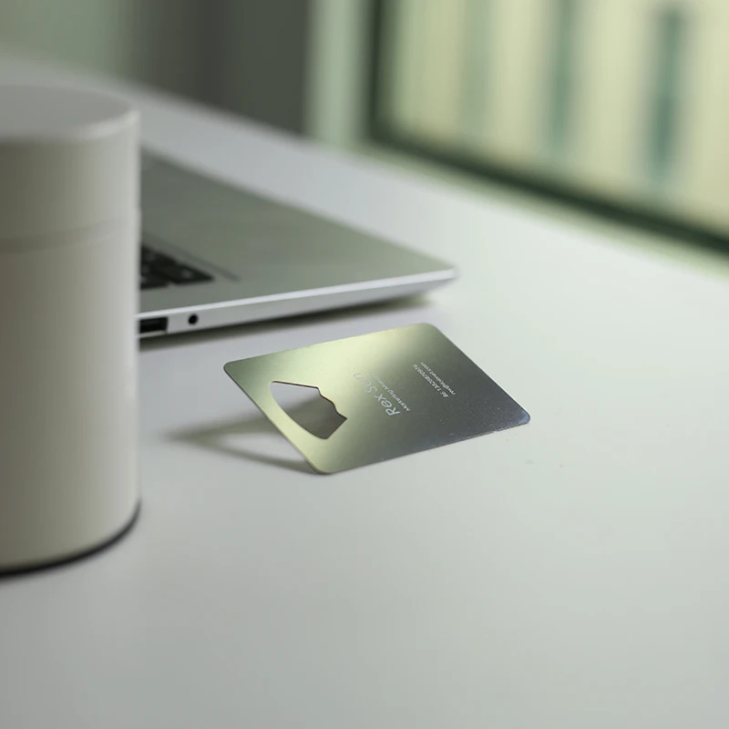 Custom Anodized Business Blue Metal Credit Laser Cards Wholesale Black ...