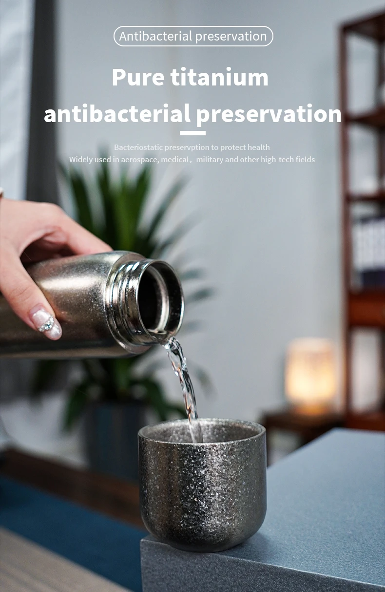 Bestselling 200ml Pure Titanium Insulated Cup Classic Design for Travel ...