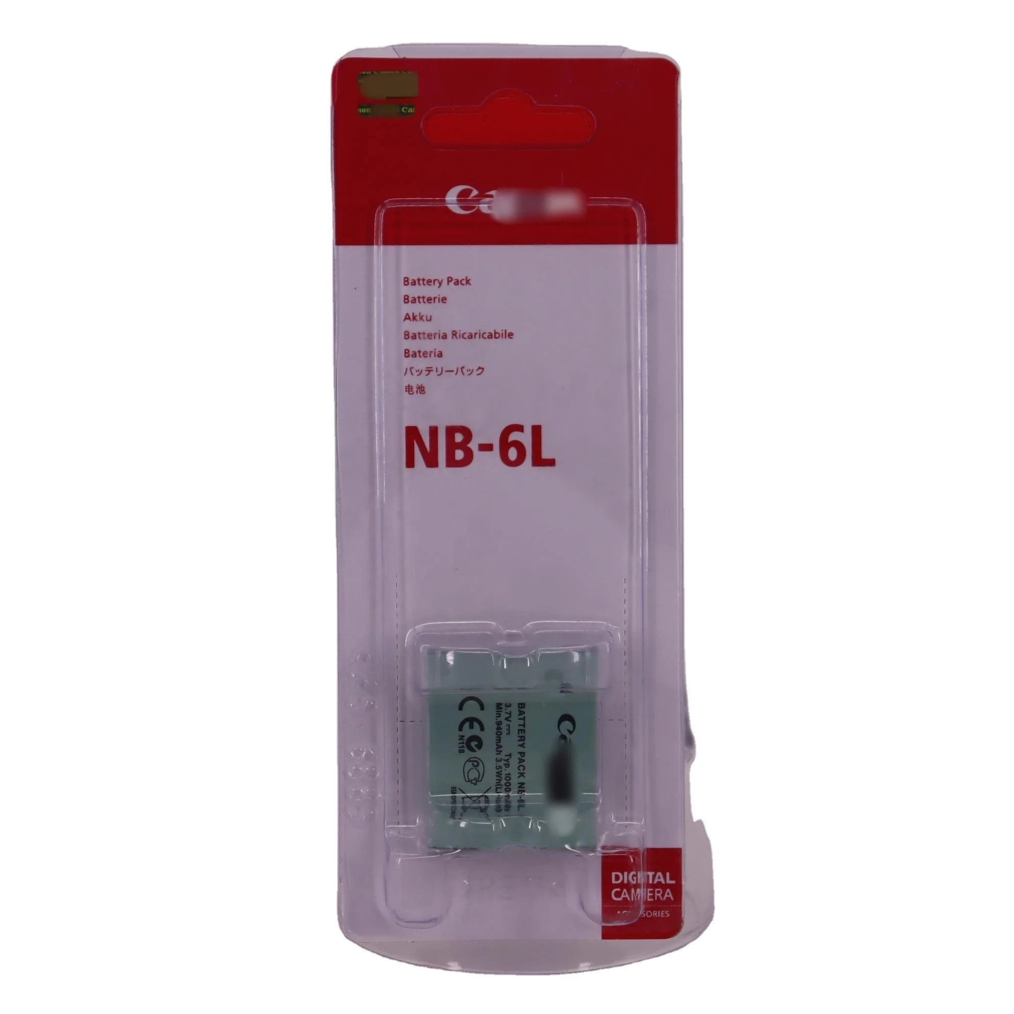 Industrial Rechargeable Camera Battery Nb-6l Battery Cameras Li-ion ...