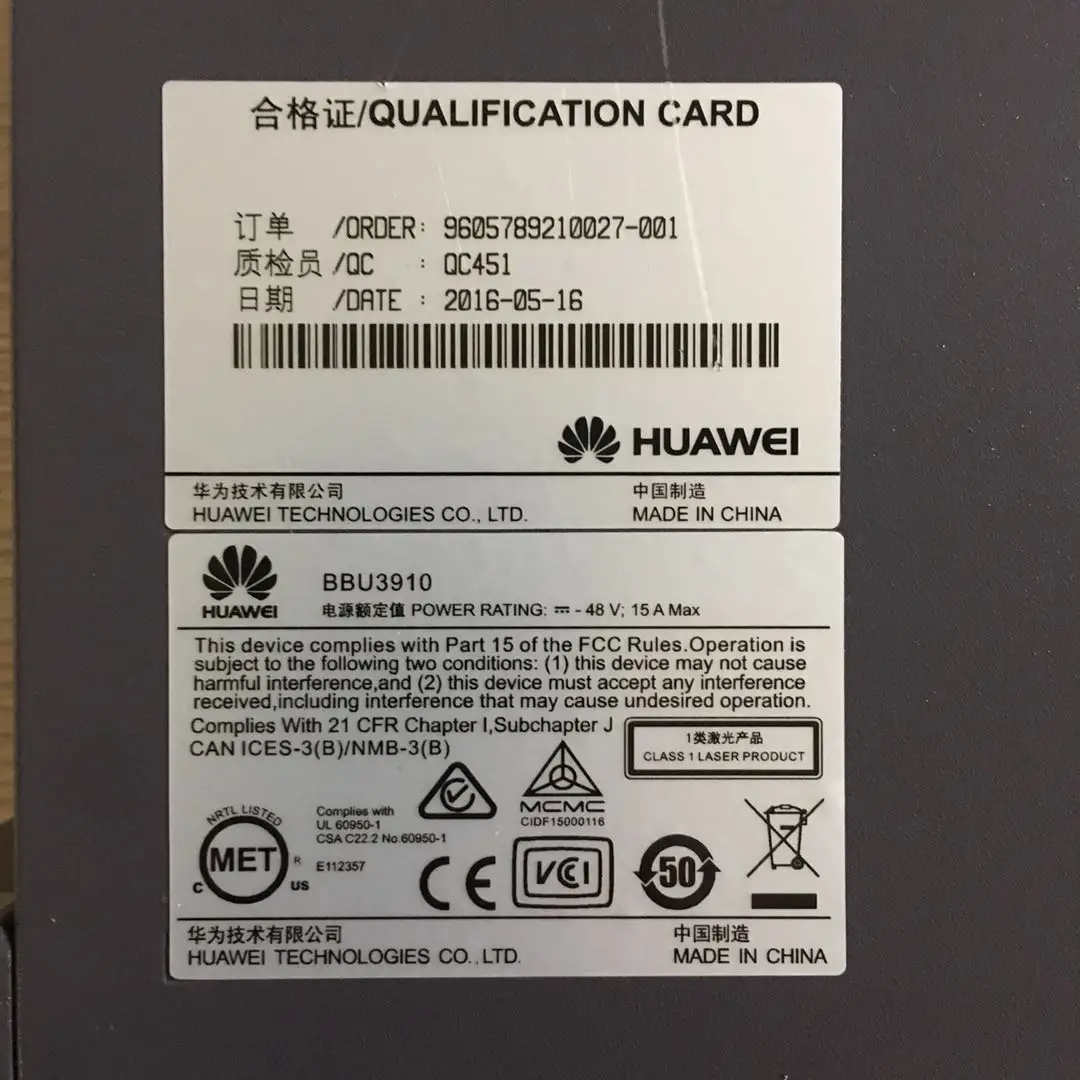 Huawei Bbu3910 02310vte Wd2bbud0000 Bbu Box - Buy Huawei Bbu3910 Box ...