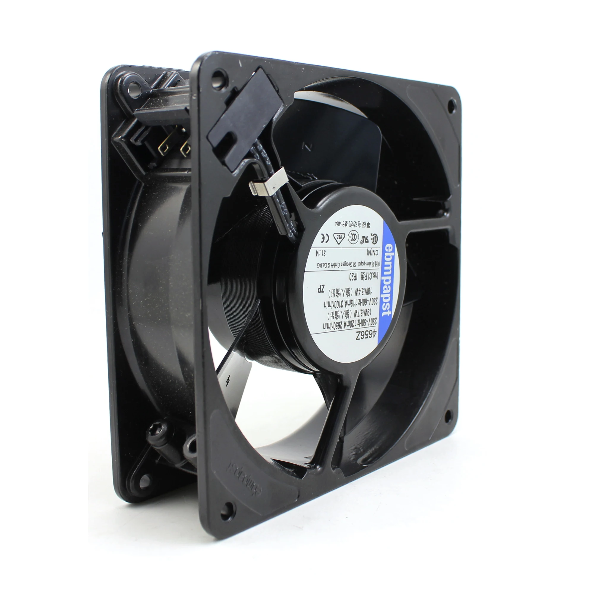 Ventilador axial de refrigeración, dispositivo de metal resistente a altas temperaturas, 220 ...