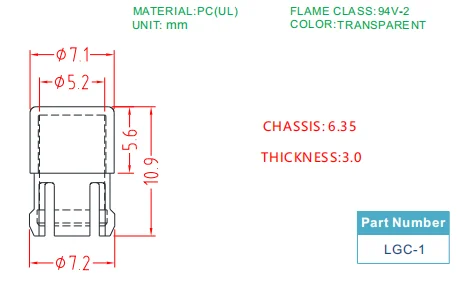 Pc Plastic Led Light Lens Cap For 5mm Led - Buy Led Lens Cap,5mm Led ...