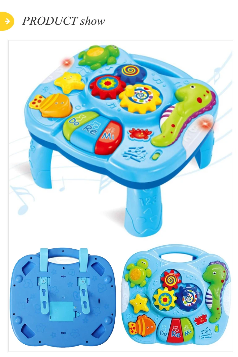 Most Popular Plastic Cartoon Animals Electric Learning Light Musical ...