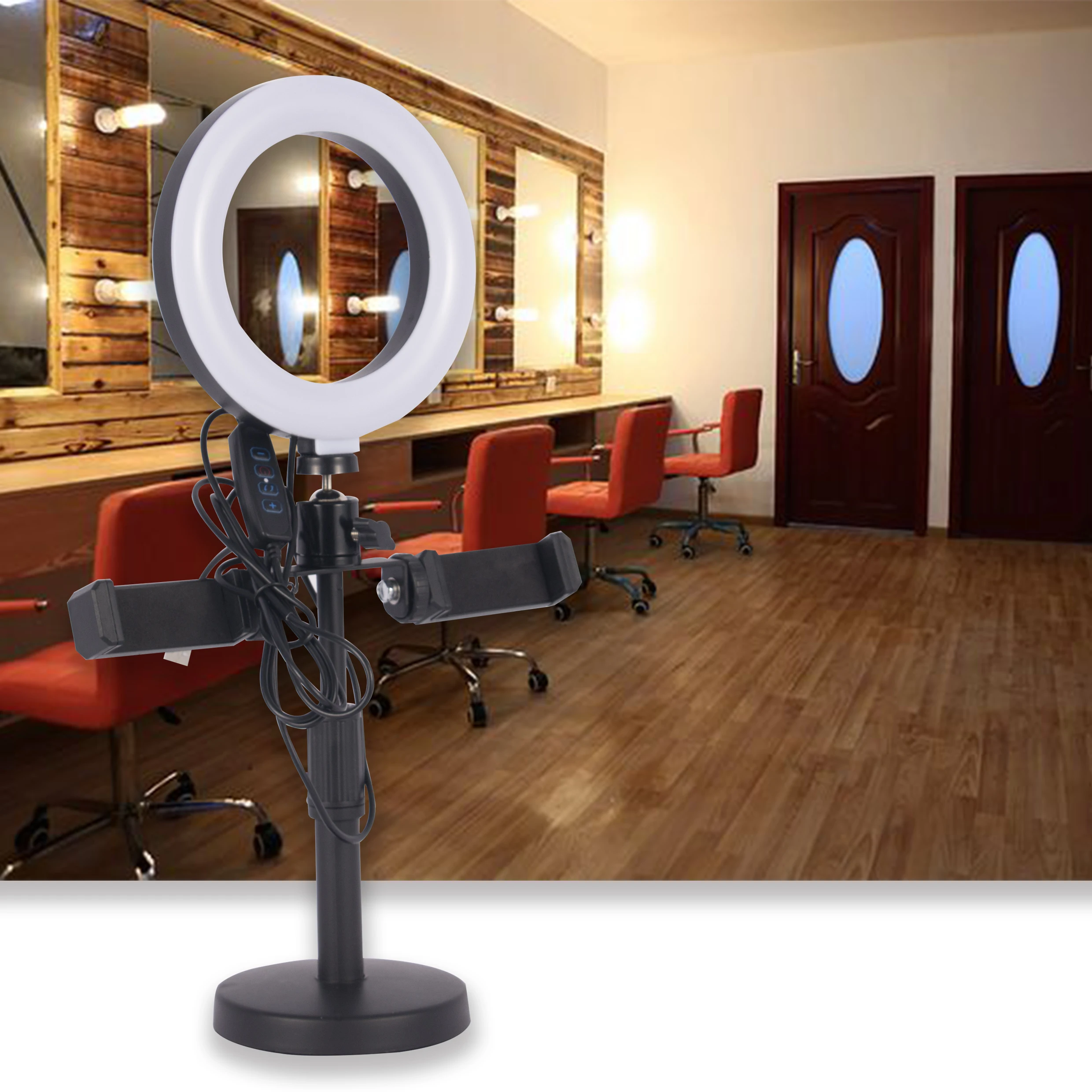 Podcast Led Lamp Video Light Ring Camera Accuracy Stands Rl6-20 6 Inch ...