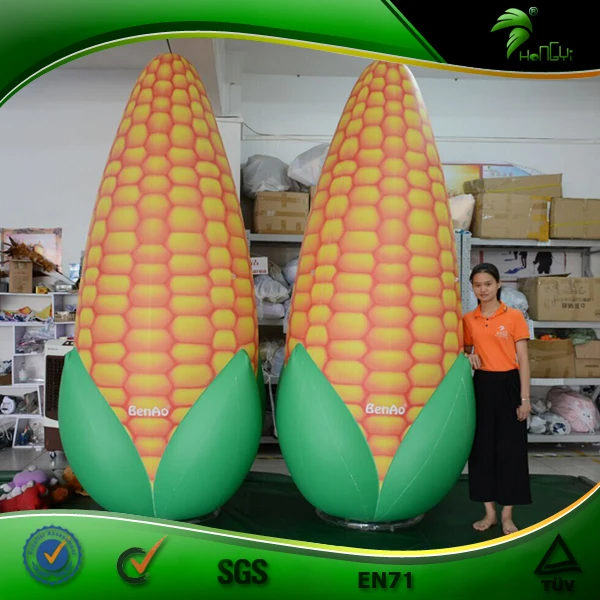 Outdoor Advertising with Inflatable Plant Giant - Sweetcorn Balloon