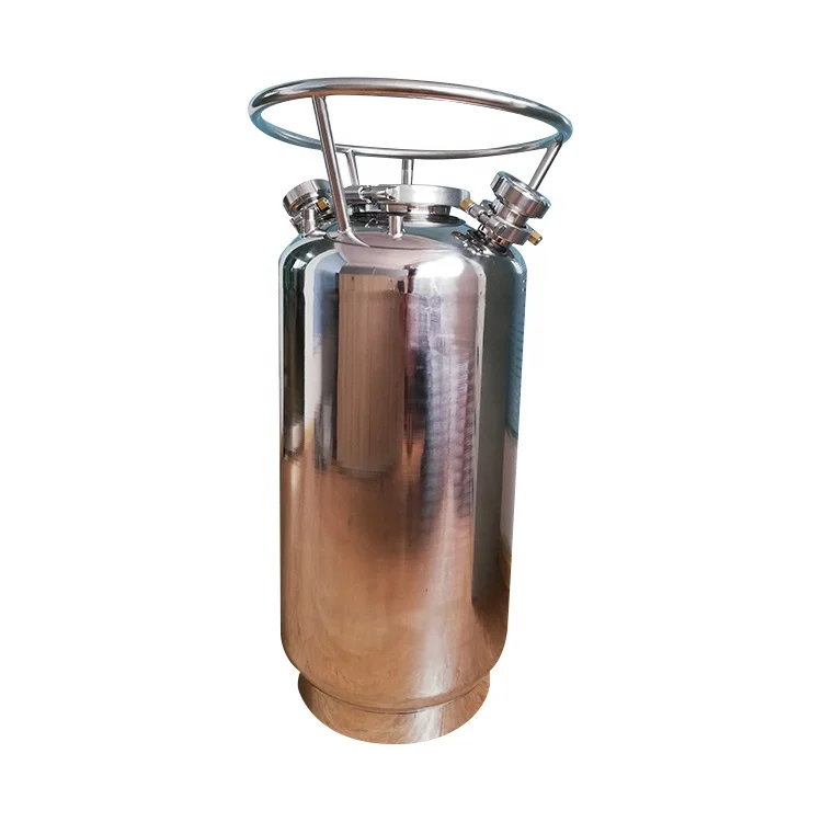 20lb to 106LB Sanitary Stainless Steel Solvent tank Ss304 for Closed ...