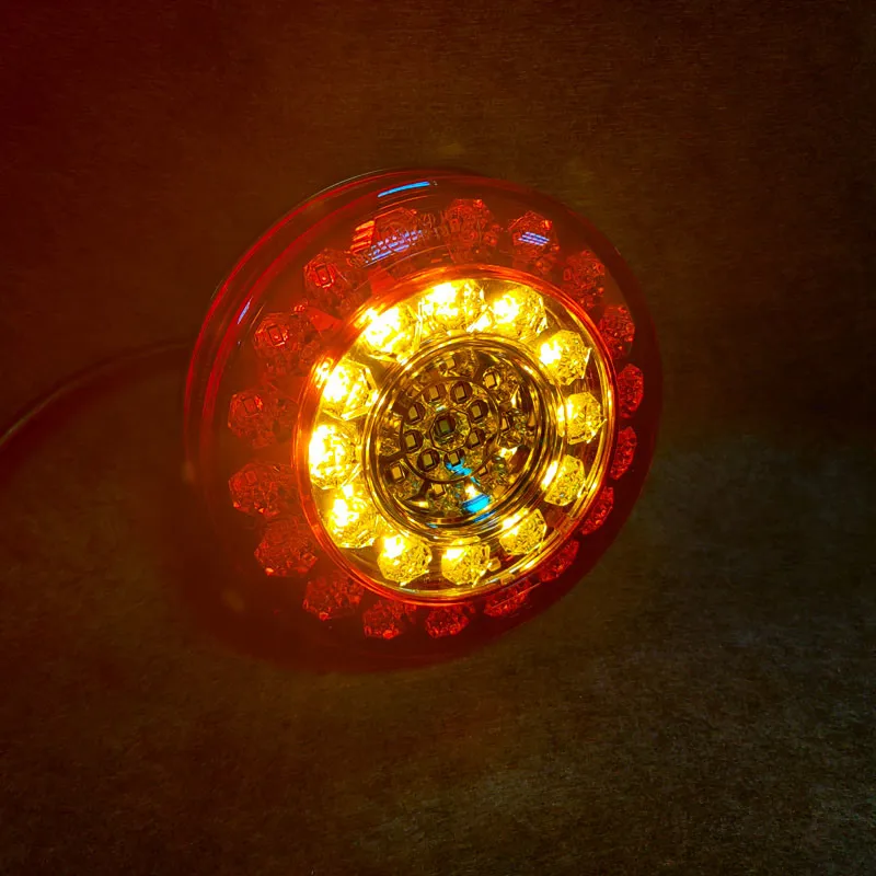 Vehicle 4 Inch Round LED Tail Light for Heavy Truck - K-LITE