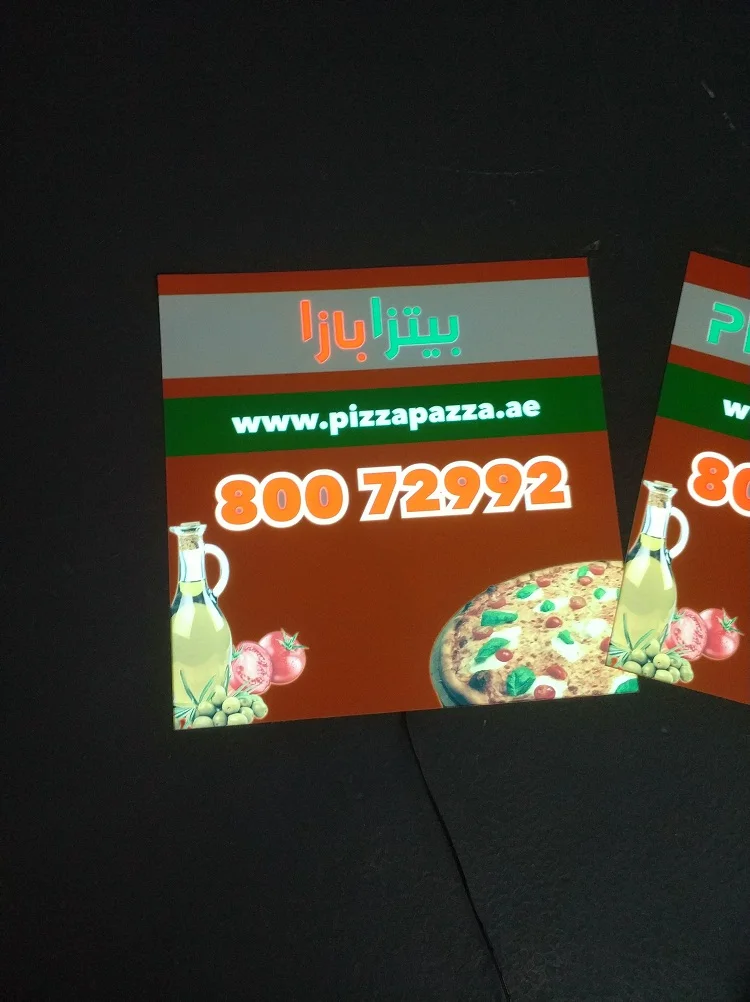 Custom Flexible LED Display Screen EL Panel for Advertisement - OEM