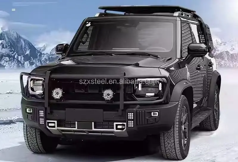 For Jetour T2 Body Kit Includes Ladder Luggage Rack Dome Light Spoiler ...