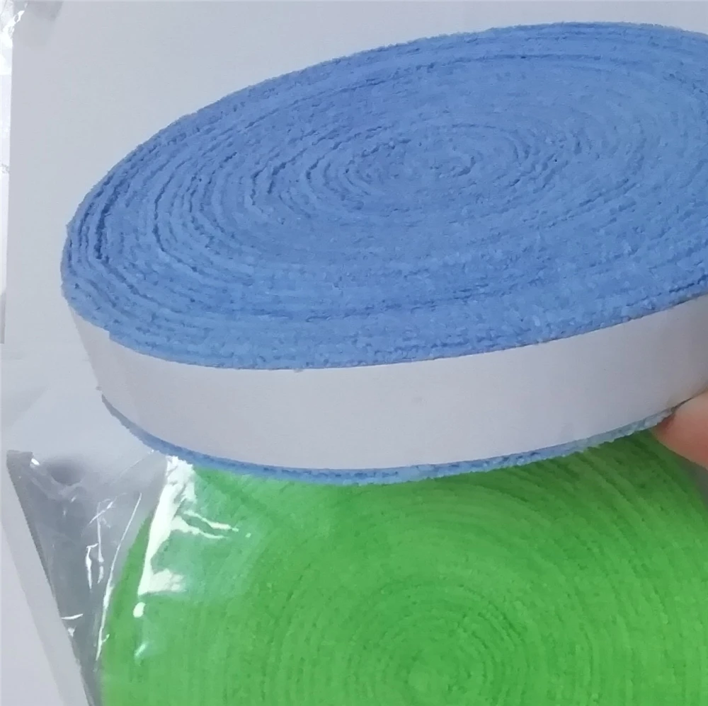 Blue Best Quality Handle Grip Overgrips Cotton Towel 10m Racket Grip ...