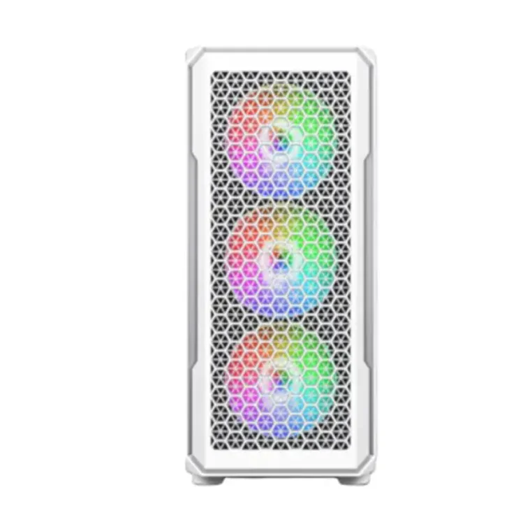 Mesh Design Gaming PC Case with Tempered Glass Table-Style Computer ...