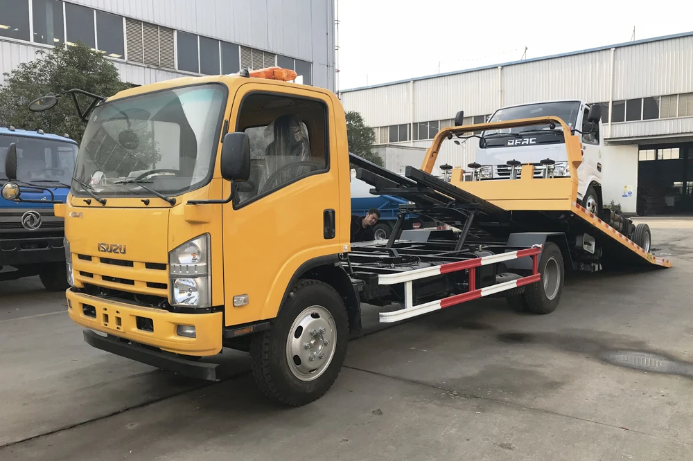 2020 Chinese Factory 4x2 Flatbed Tow Wrecker Truck - Hot Sale