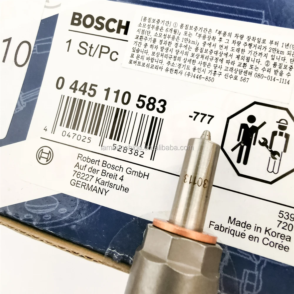 Genuine Diesel Injector 0445110583,0445110584 For Common Rail Injector ...