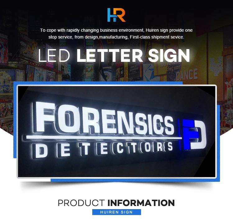 Led Acrylic Backlit Light Box Logo 3d Sign Board Custom 60 65 Hr Static ...