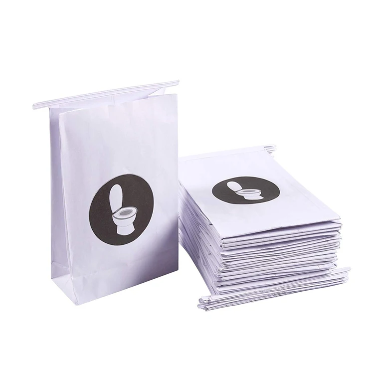 Low Price Disposable Flat Bottom Sick Paper Bags / Custom Printed Air ...